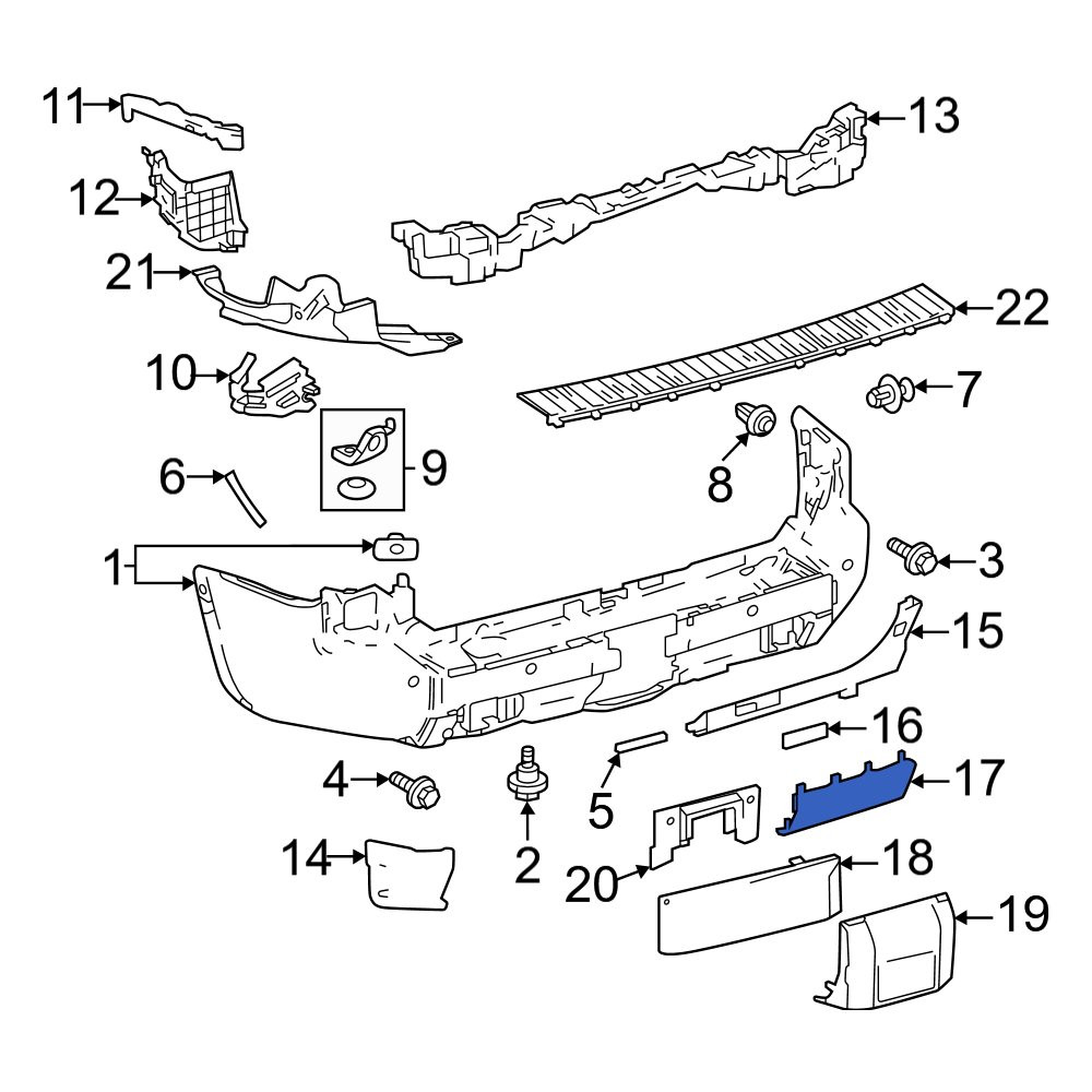 Toyota OE 5241160250 - Front Bumper Guard
