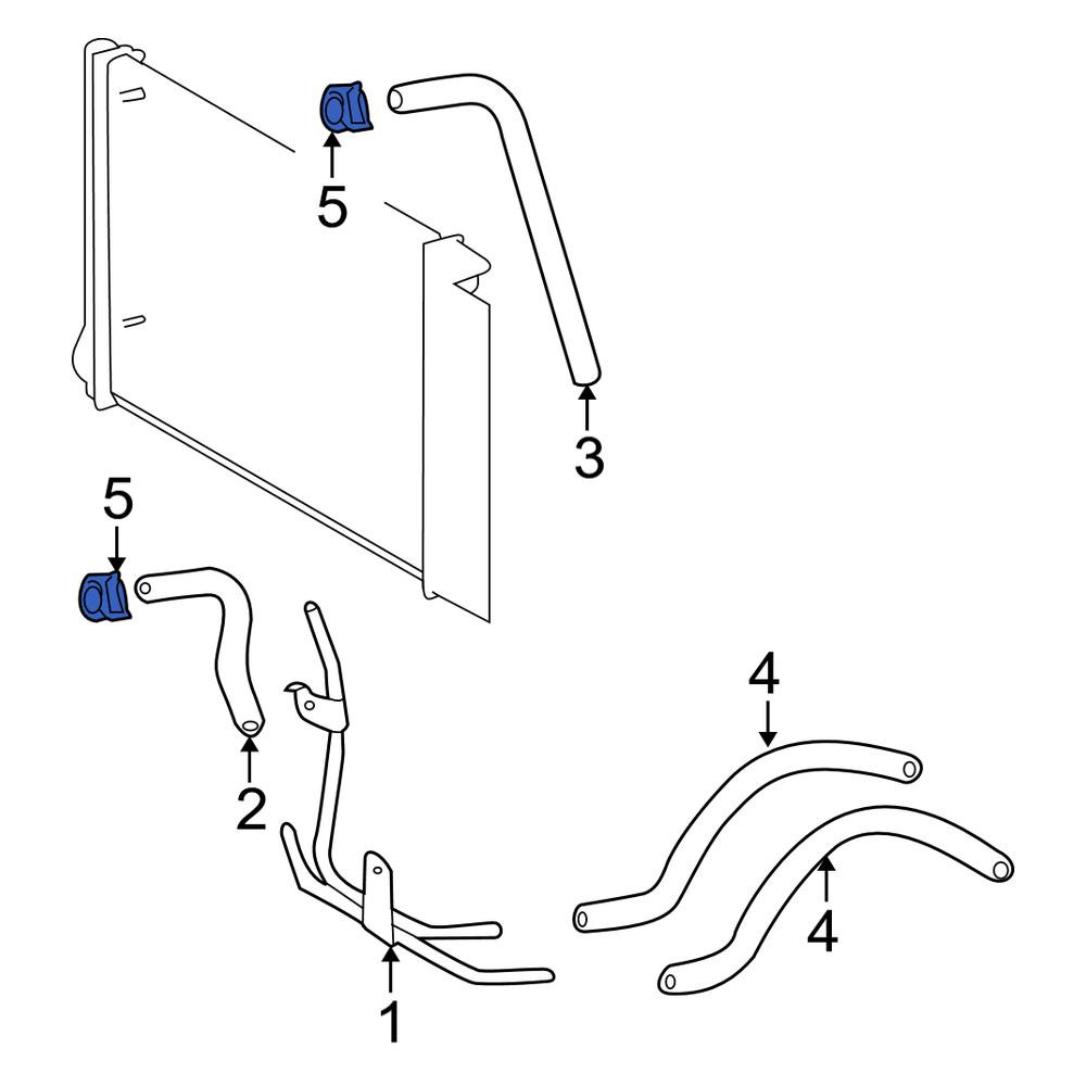 Toyota OE 9613741501 - Automatic Transmission Oil Cooler Clamp