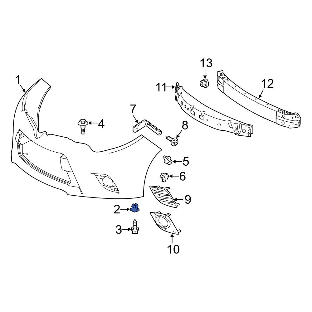 Toyota OE 9018906237 - Rocker Panel Molding Grommet