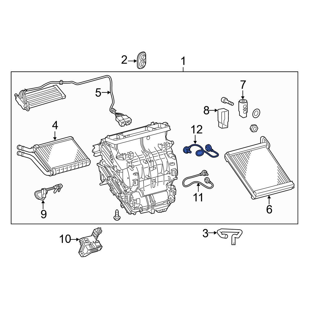 Toyota OE 5590626060 - HVAC Blower Control Cable