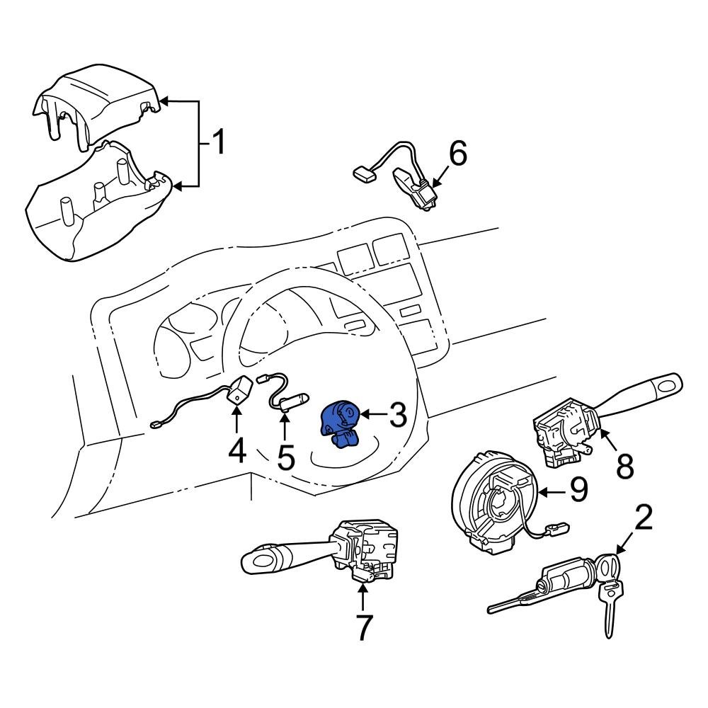Toyota OE 8445052010 - Ignition Switch