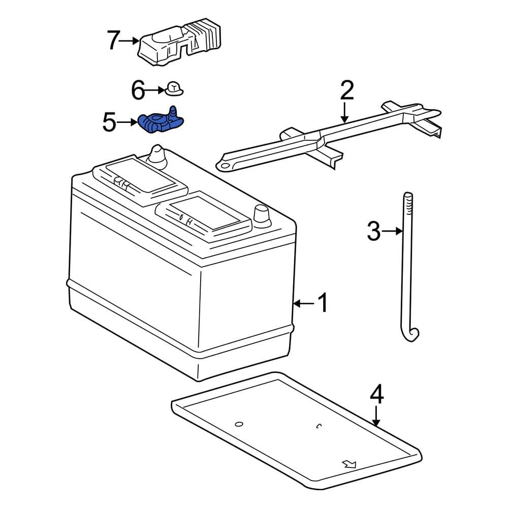 Toyota OE 9098205035 - Battery Cable Terminal End