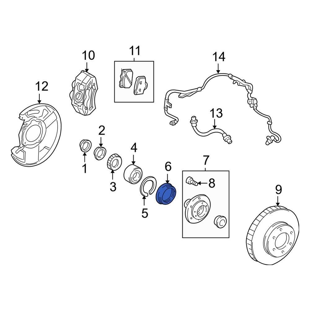Toyota OE 9031669001 - Front Inner Wheel Seal