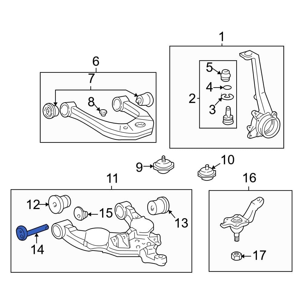 Toyota OE 4840934030 - Front Alignment Camber Adjusting Eccentric