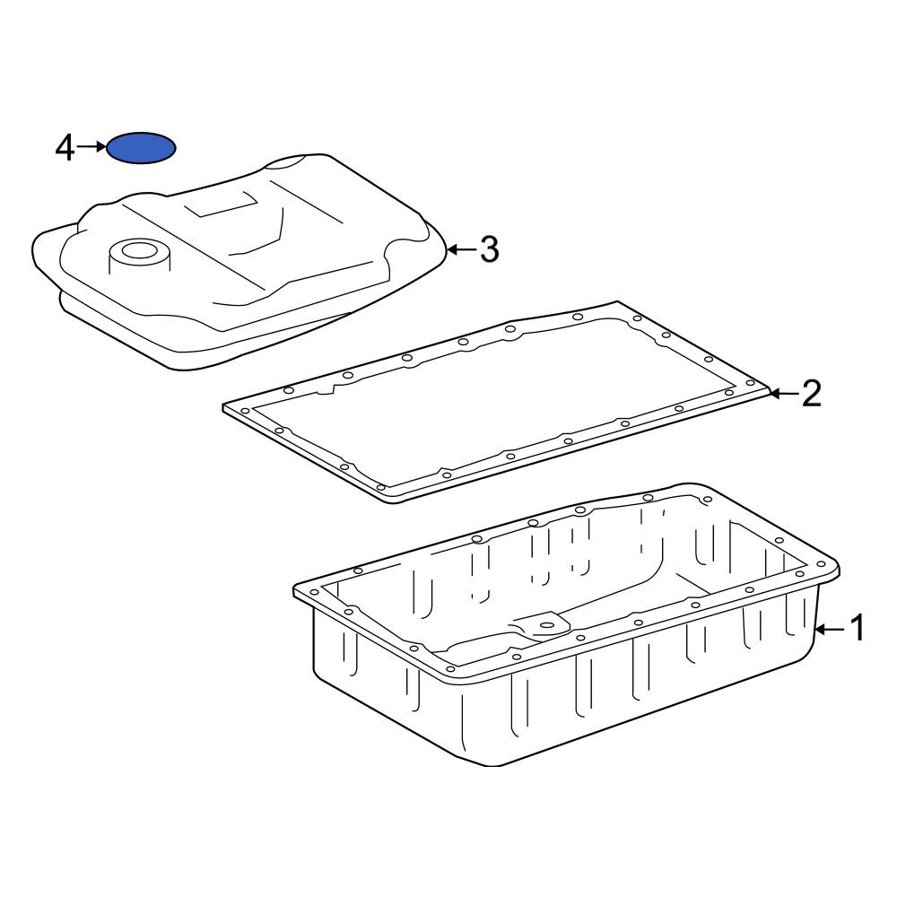 Toyota OE 9030131014 - Automatic Transmission Filter O-Ring