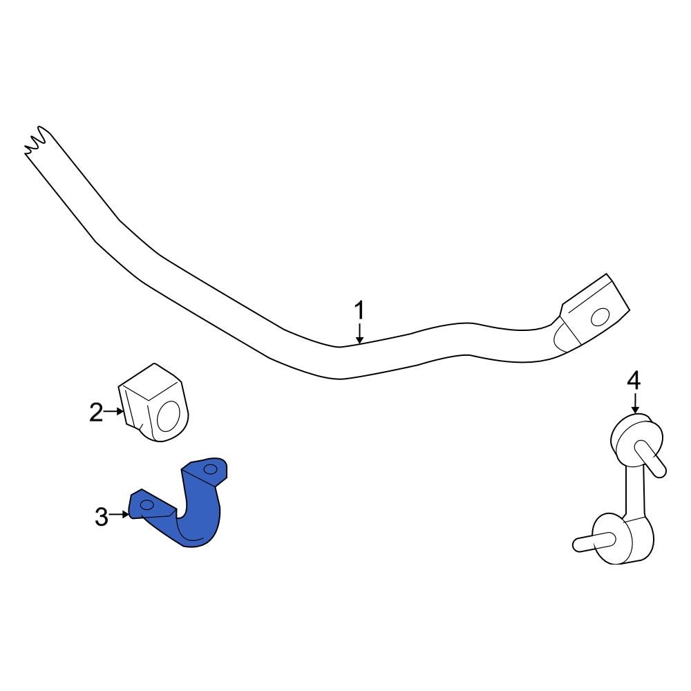 Toyota OE 4882406020 - Suspension Stabilizer Bar Bracket
