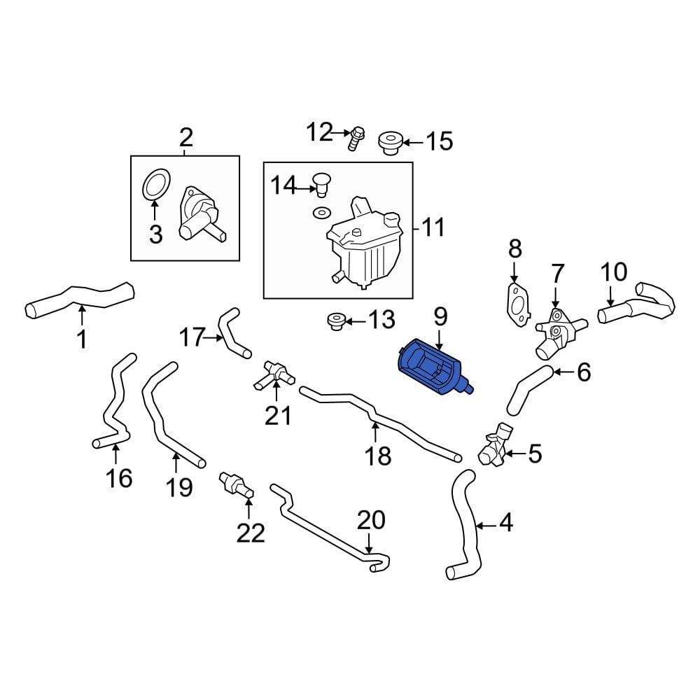 Toyota OE 8942247010 - Engine Coolant Temperature Sensor