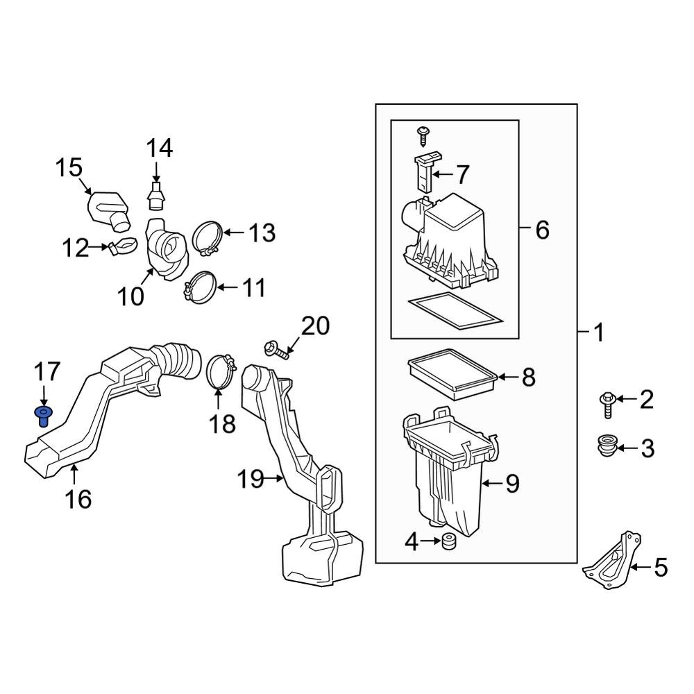Toyota OE 9046707220 - Bumper Impact Absorber Clip