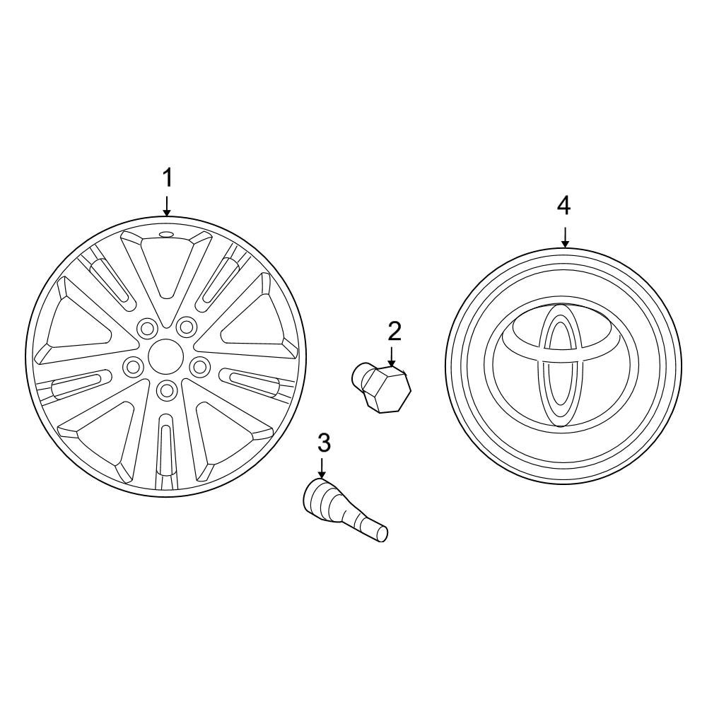 Toyota OE 9008045006 - Tire Valve Stem