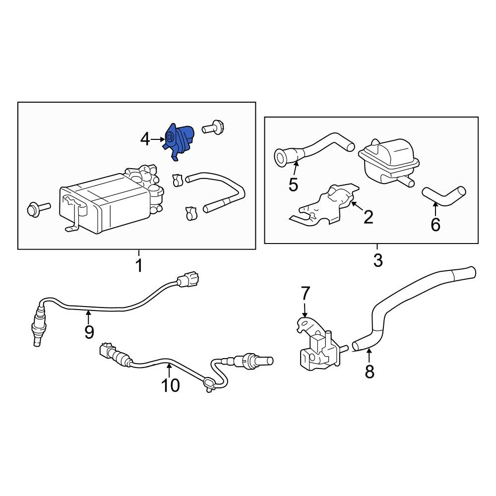 Toyota OE 90910AF005 - Evaporative Emissions System Leak Detection Pump