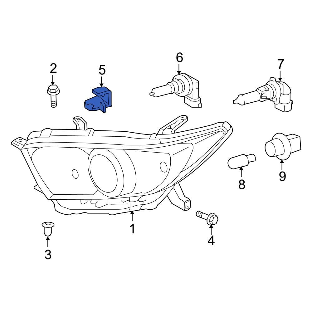 Toyota OE 532710B010 - Headlight Bracket