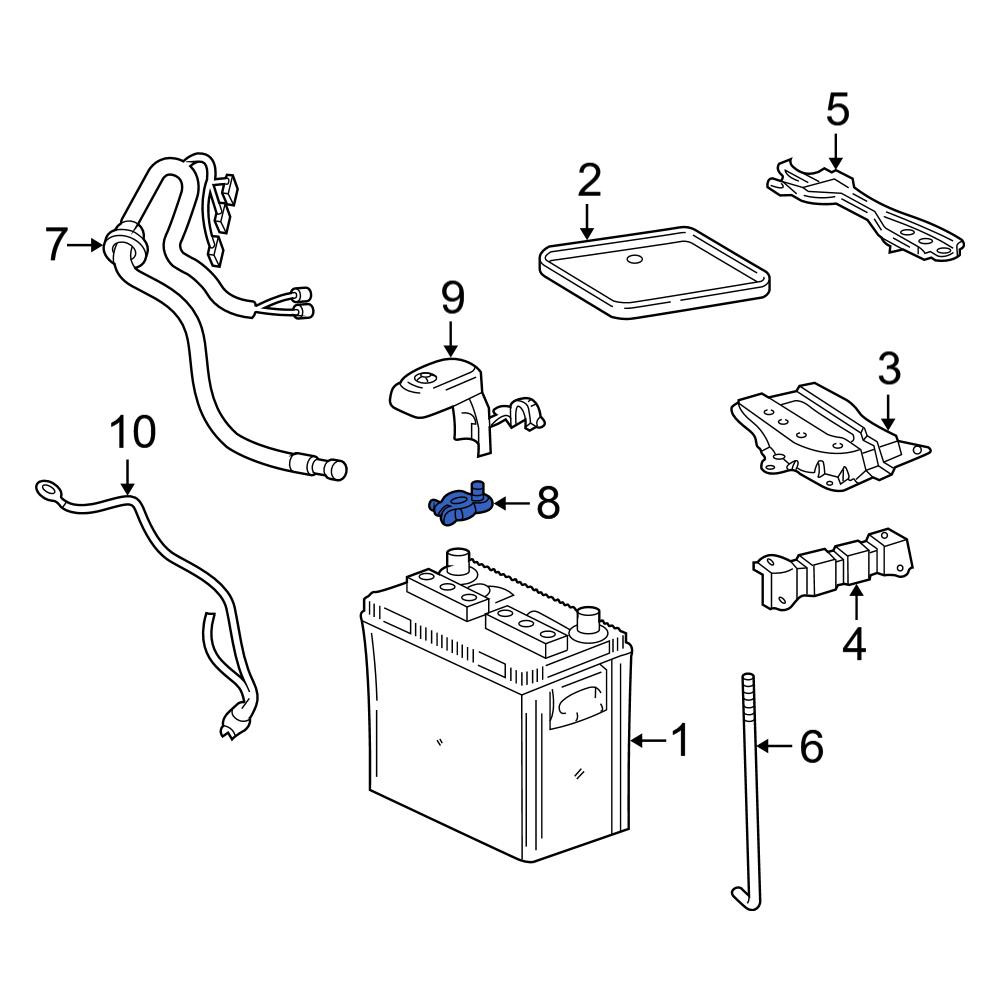 Toyota OE 9098205056 - Battery Cable Terminal End