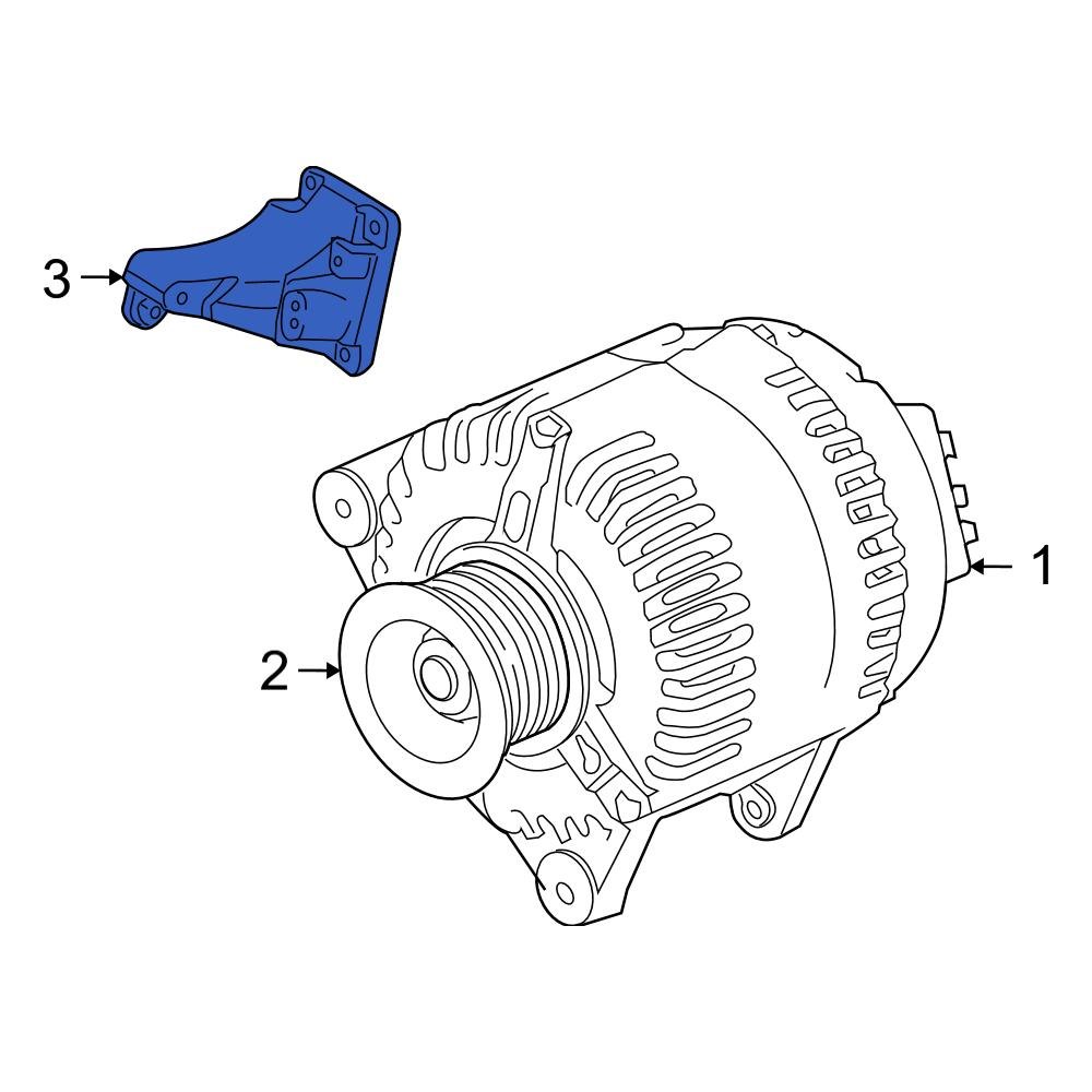 Toyota OE 1251137010 - Alternator Bracket