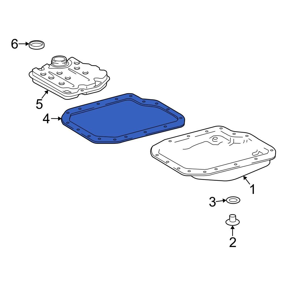 Toyota OE 3516821020 - Transmission Oil Pan Gasket