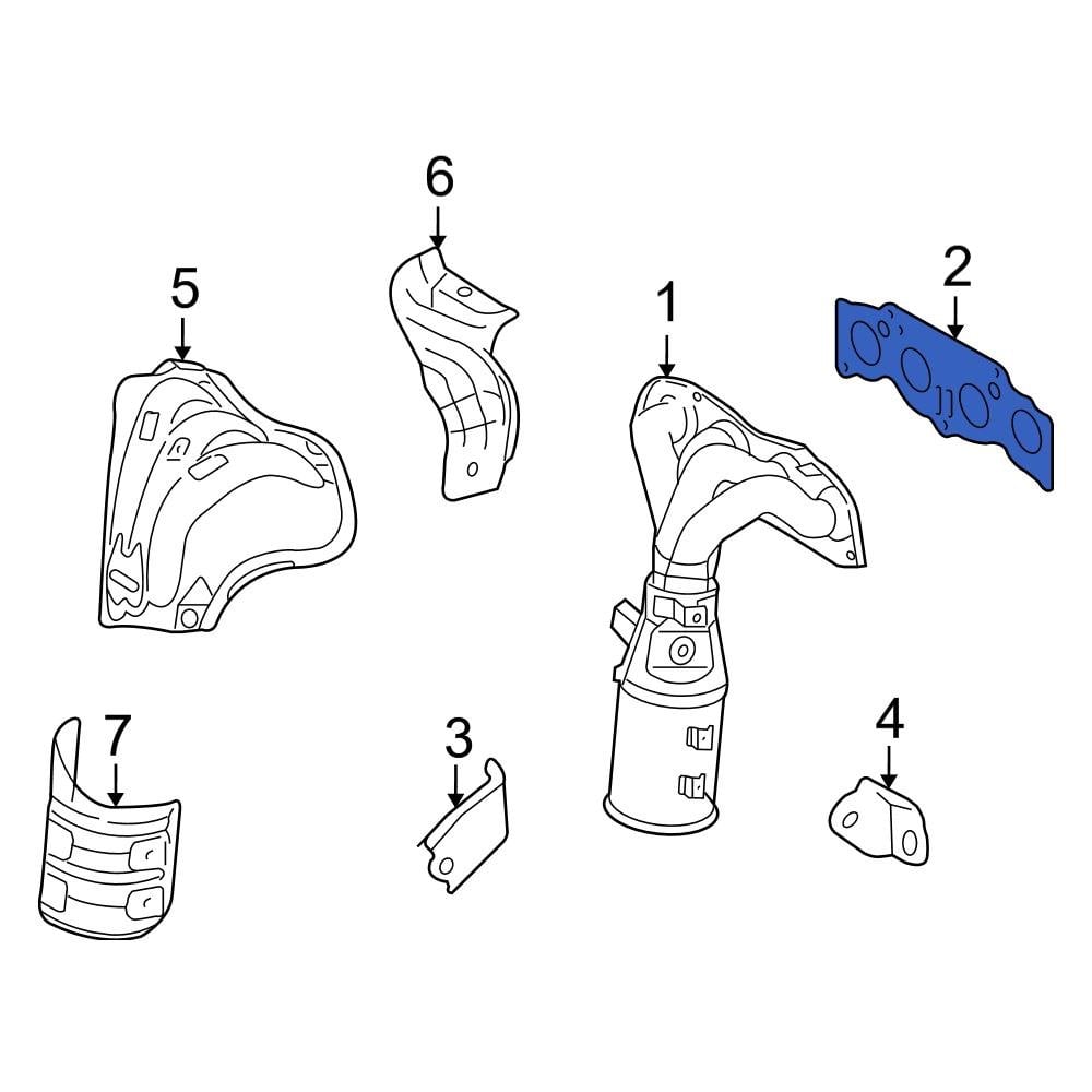 Toyota OE 1717328010 - Exhaust Manifold Gasket