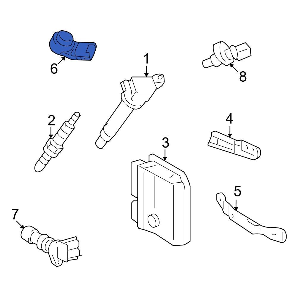 Toyota OE 8961506010 - Ignition Knock (Detonation) Sensor