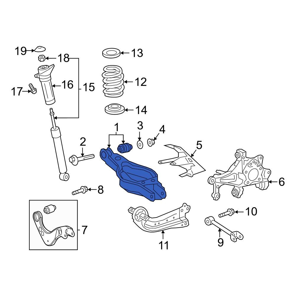 Toyota OE 4806842070 - Front Right Suspension Control Arm