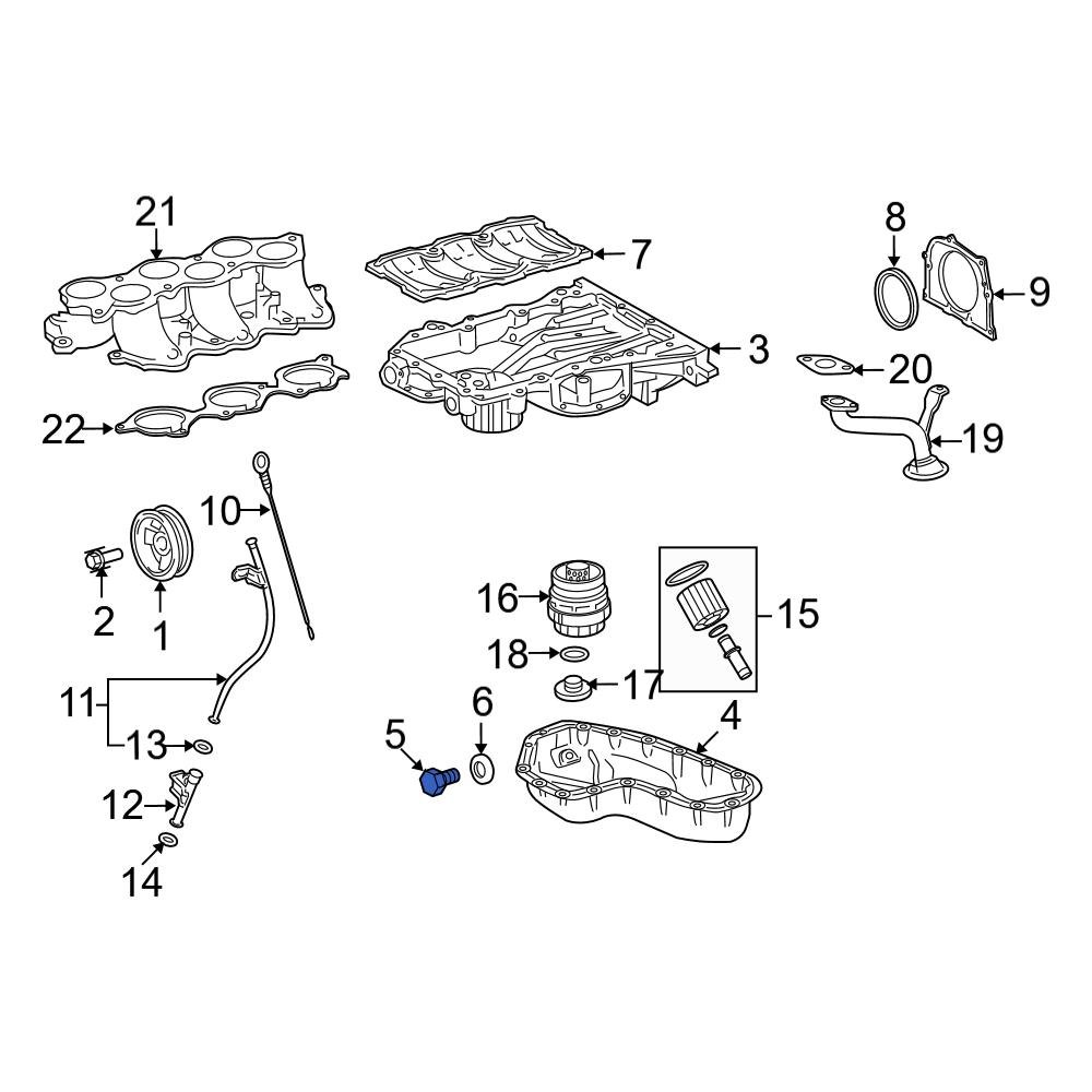 Toyota OE 9034112012 - Engine Oil Drain Plug