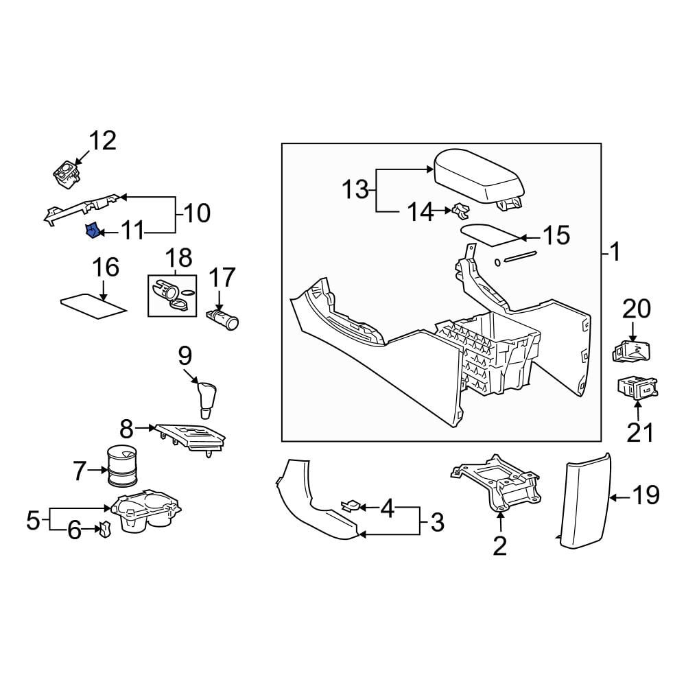 Toyota OE 9046712080 - Seat Back Cushion Clip