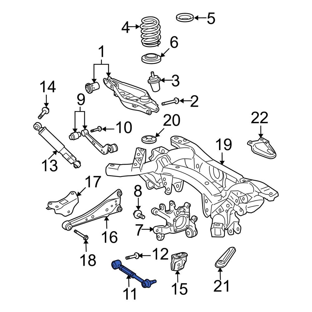 Toyota OE 480680R010 - Front Right Suspension Control Arm