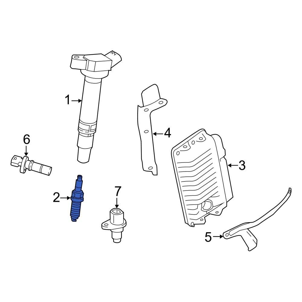 Toyota OE 9091901259 - Spark Plug