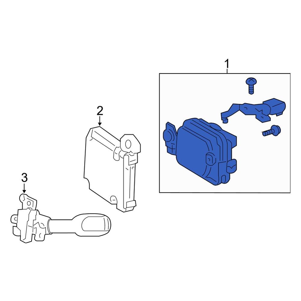 Toyota OE 8821007010 - Front Cruise Control Distance Sensor