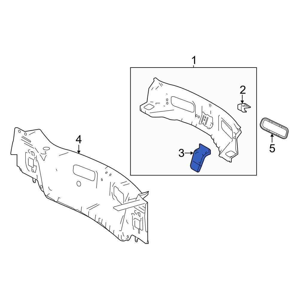 Toyota OE 583390R030 - Floor Jack Bracket