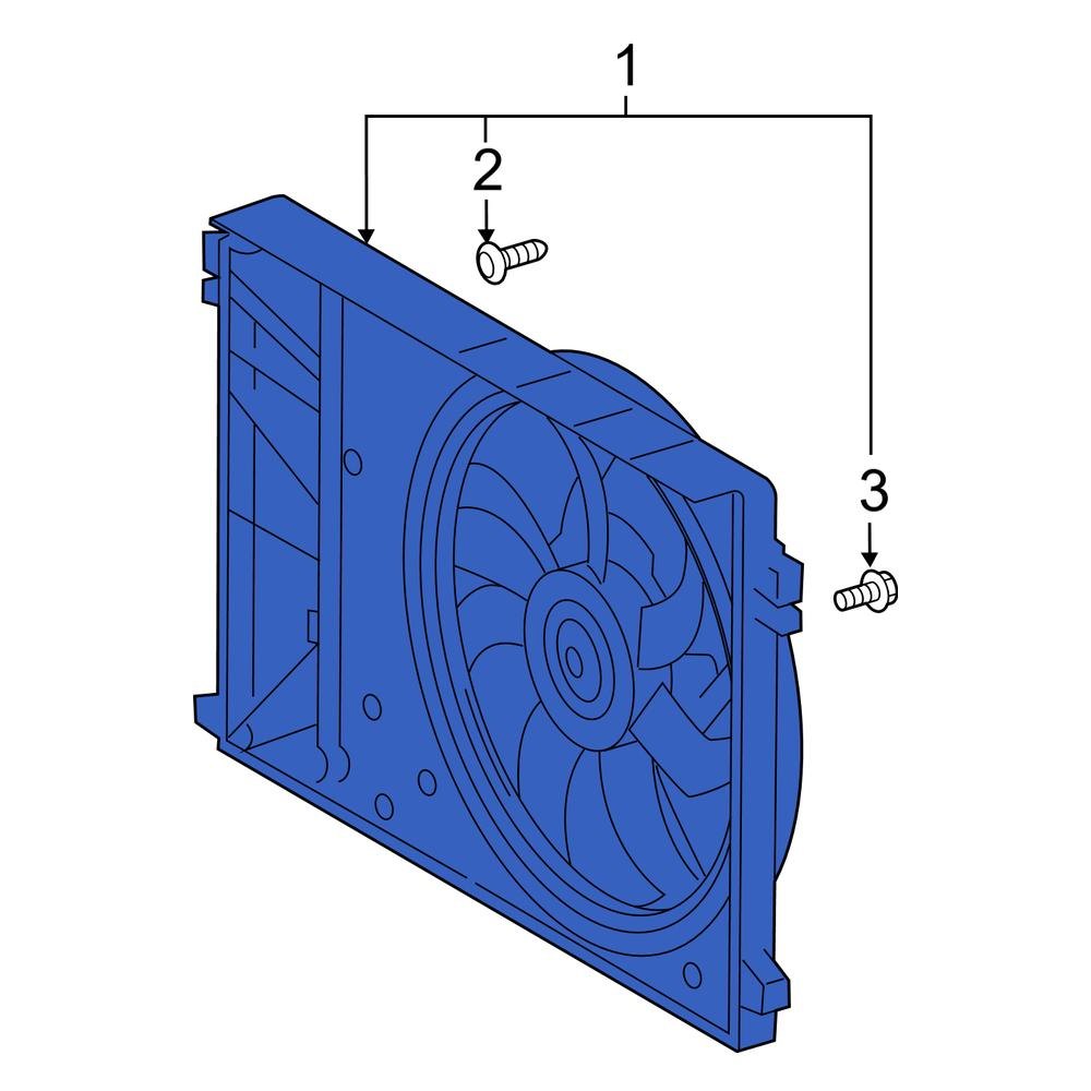 Toyota OE 1636031500 - Engine Cooling Fan Assembly