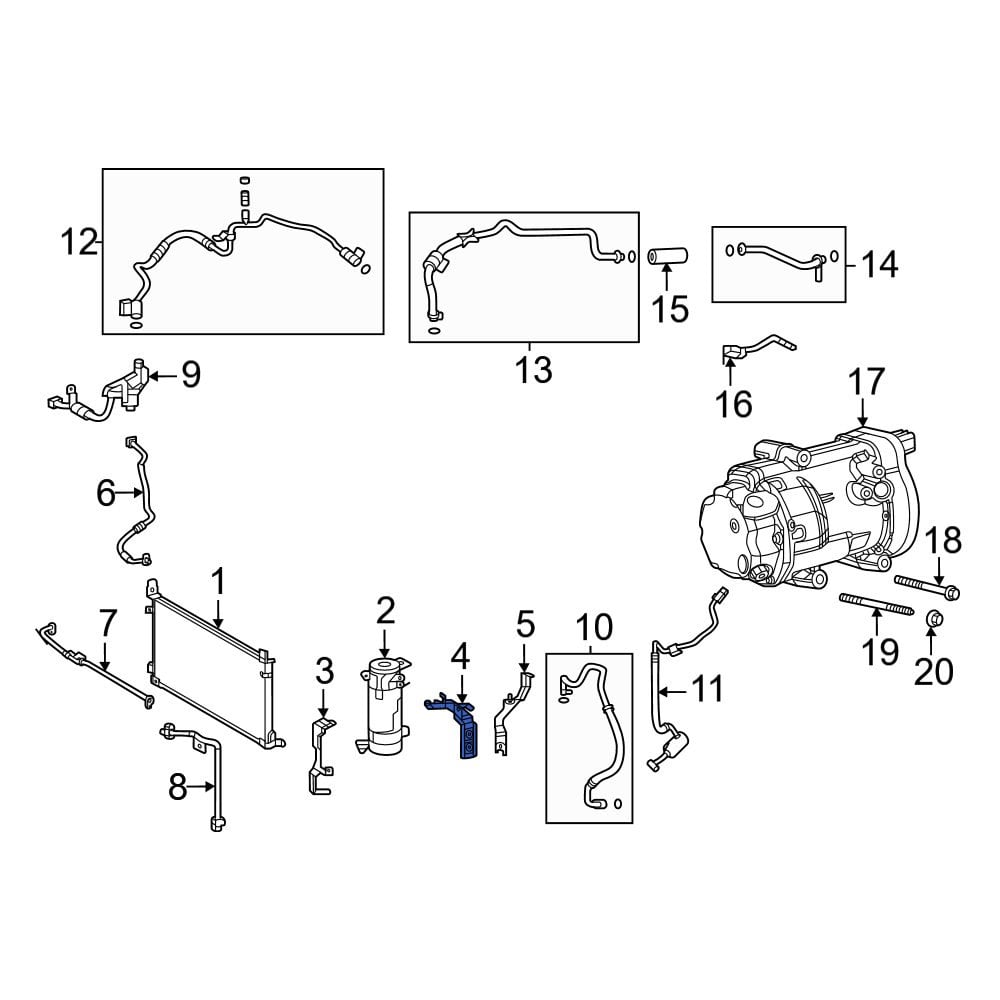 Toyota OE 8868842720 - A/C Accumulator Bracket