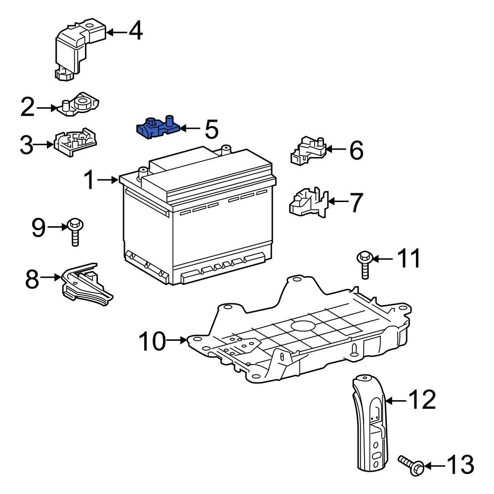 Toyota OE 2885025020 - Battery Cable Terminal End
