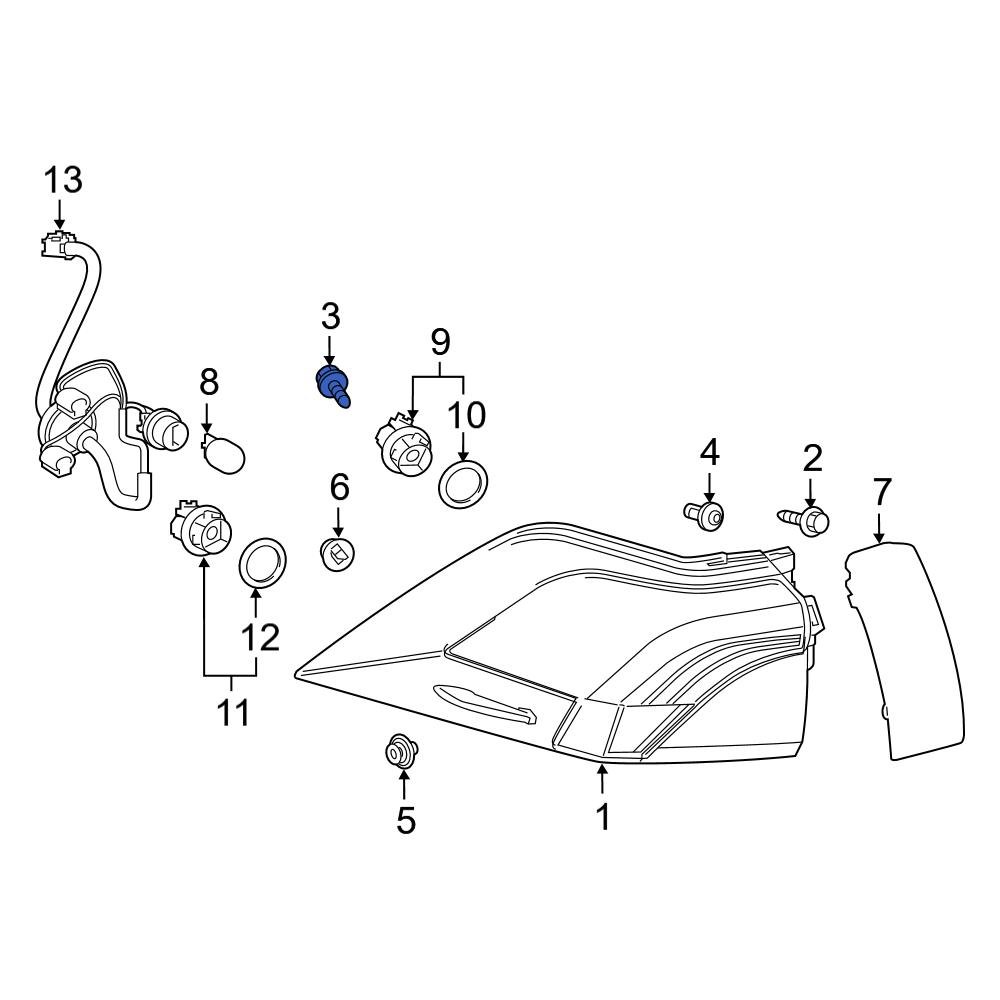 Toyota OE 9015960621 - Grille Reinforcement Screw