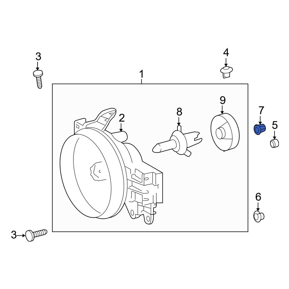 Toyota OE 8112835460 - Headlight Mounting Nut