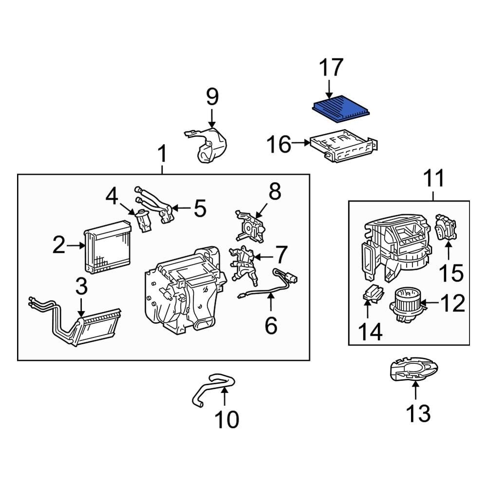 Toyota OE 871394701083 - Cabin Air Filter