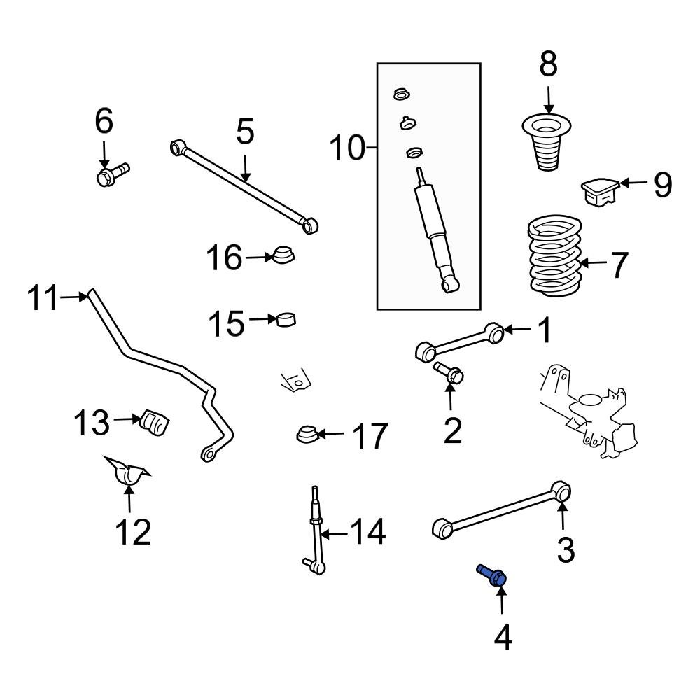 Toyota OE 9011914118 - Lower Suspension Control Arm Bolt