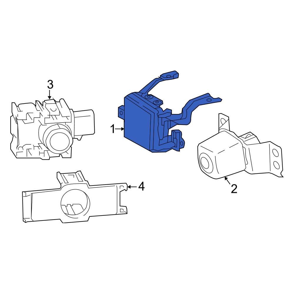 Toyota OE 8821007010 - Front Cruise Control Distance Sensor