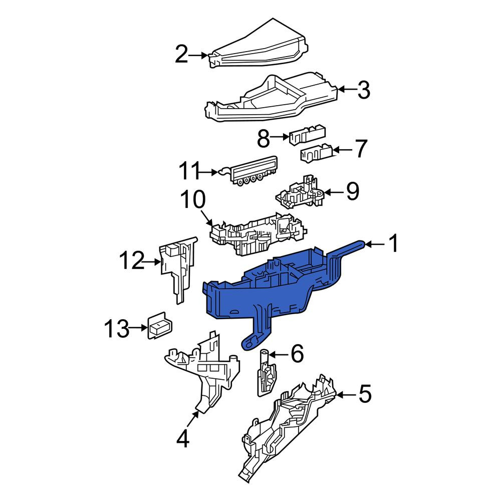 Toyota OE 827400E070 - Fuse and Relay Center