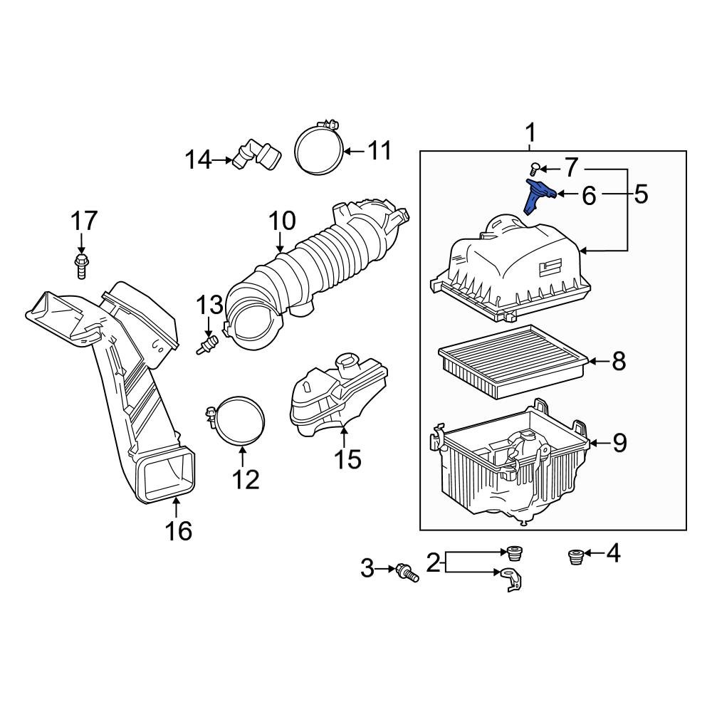 Toyota OE 2220475040 - Mass Air Flow Sensor