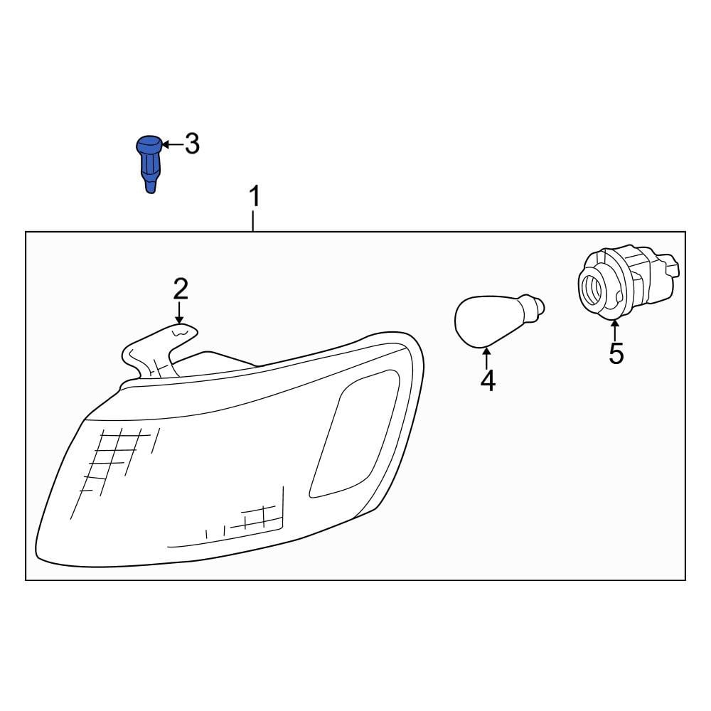 Toyota OE 5216102020 - Turn Signal Light Clip