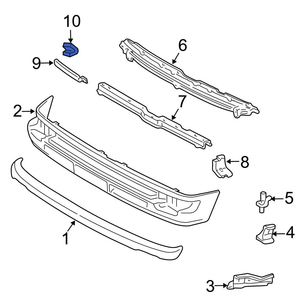 Toyota OE 5324504010 - Headlight Bracket