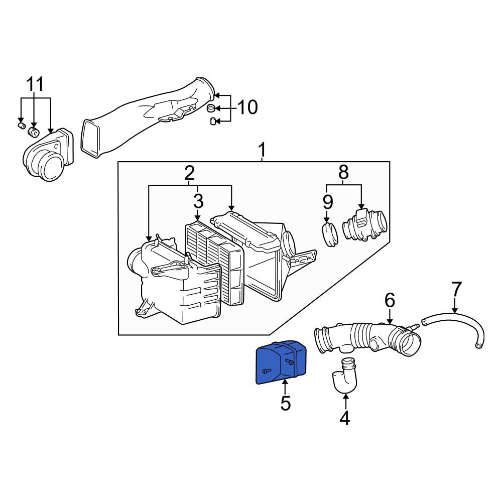 Toyota OE 1789462030 - Engine Air Intake Resonator