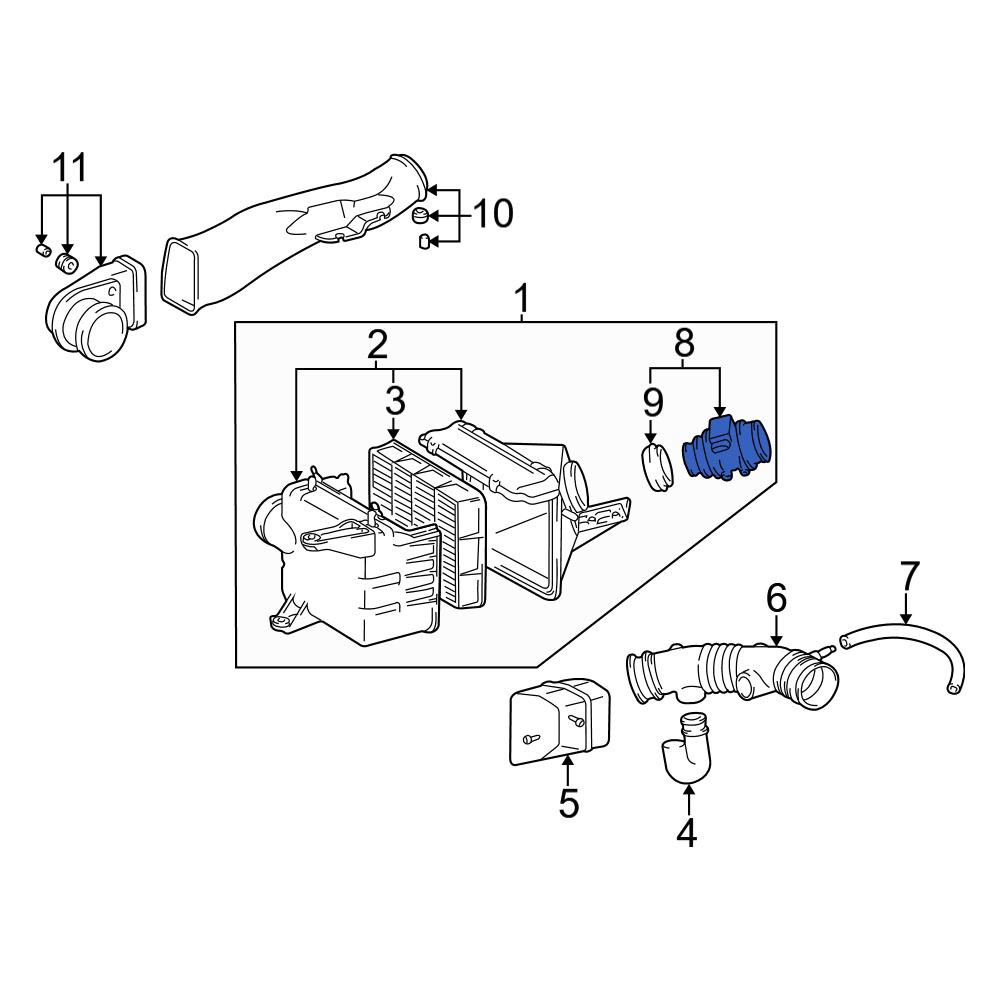 Toyota OE 2225020020 - Mass Air Flow Sensor