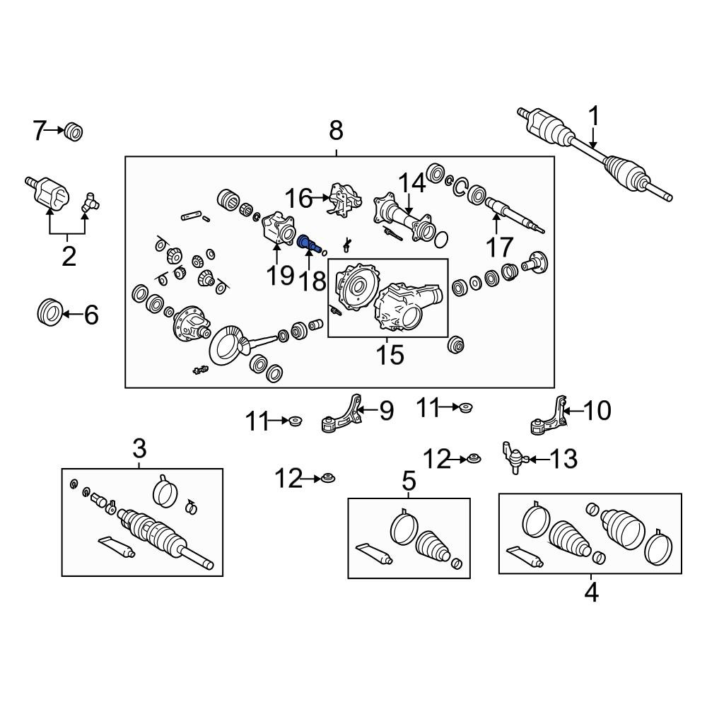 Toyota OE 4130635030 - Front Drive Axle Shaft