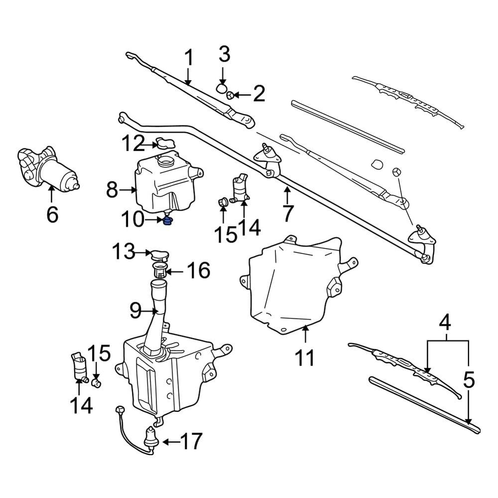 Toyota OE 9048025025 - Engine Coolant Reservoir Grommet
