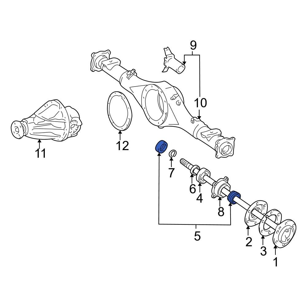 Toyota OE 9031147027 - Front Left CV Axle Shaft Seal