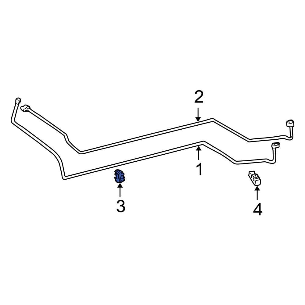 Toyota OE 8871845010 - Front A/C Refrigerant Line Bracket