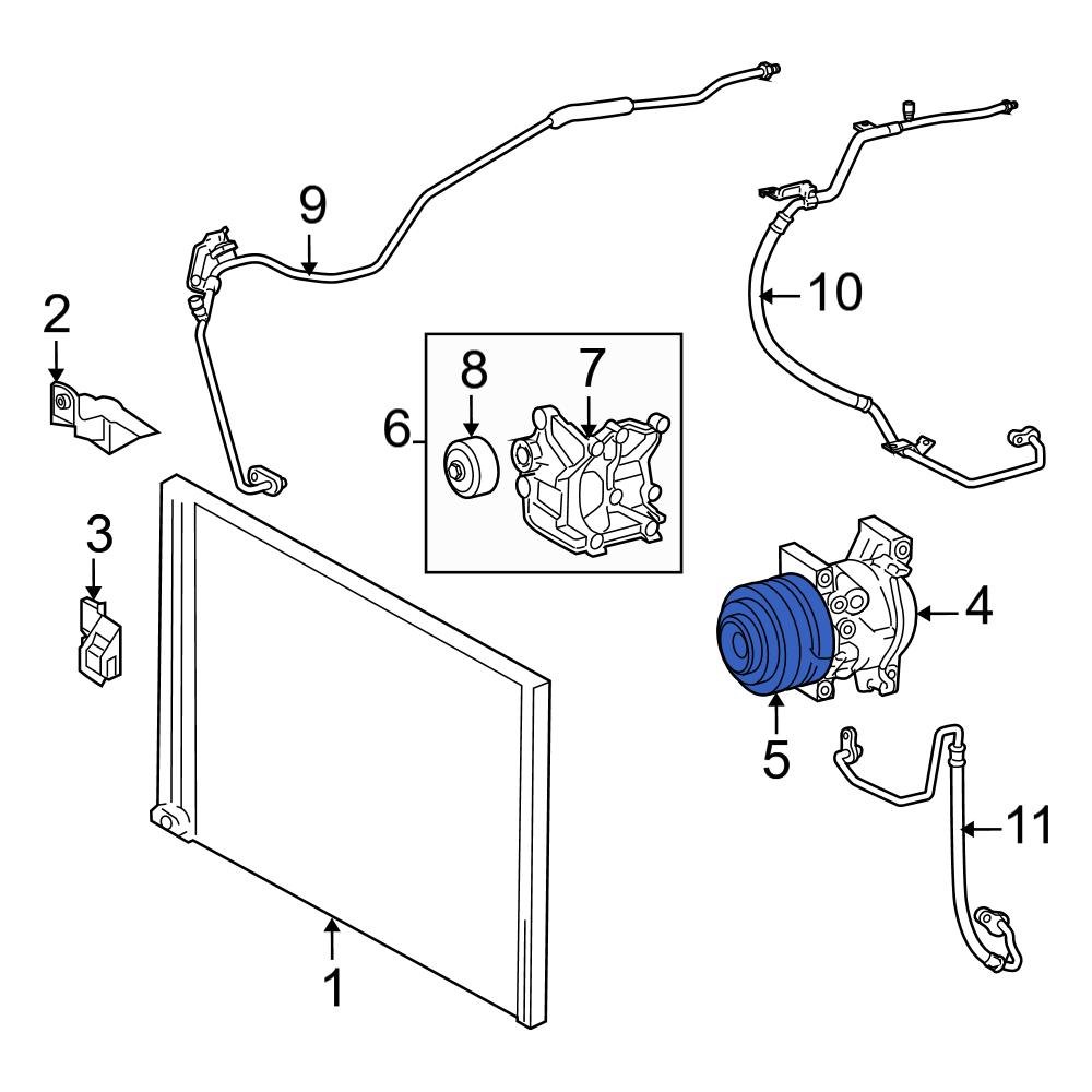 Toyota OE 8841004062 - A/C Compressor Clutch