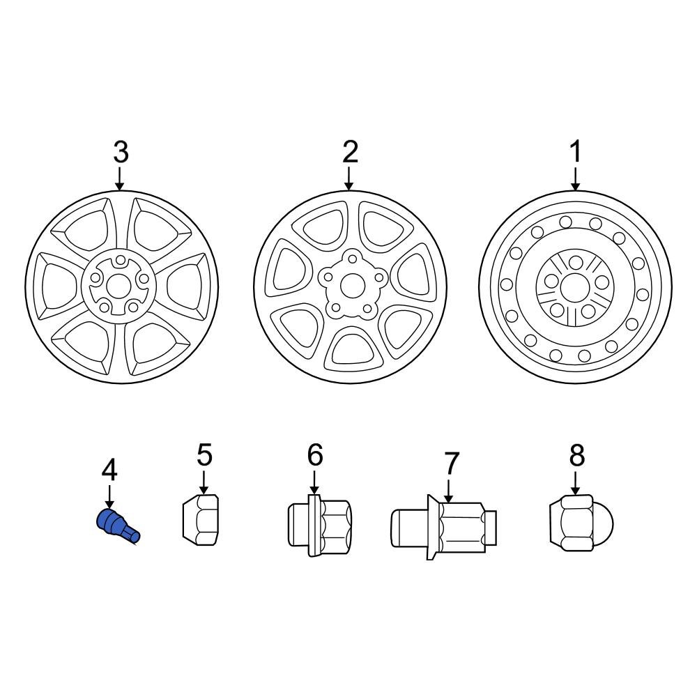 Toyota OE 9008045006 - Tire Valve Stem