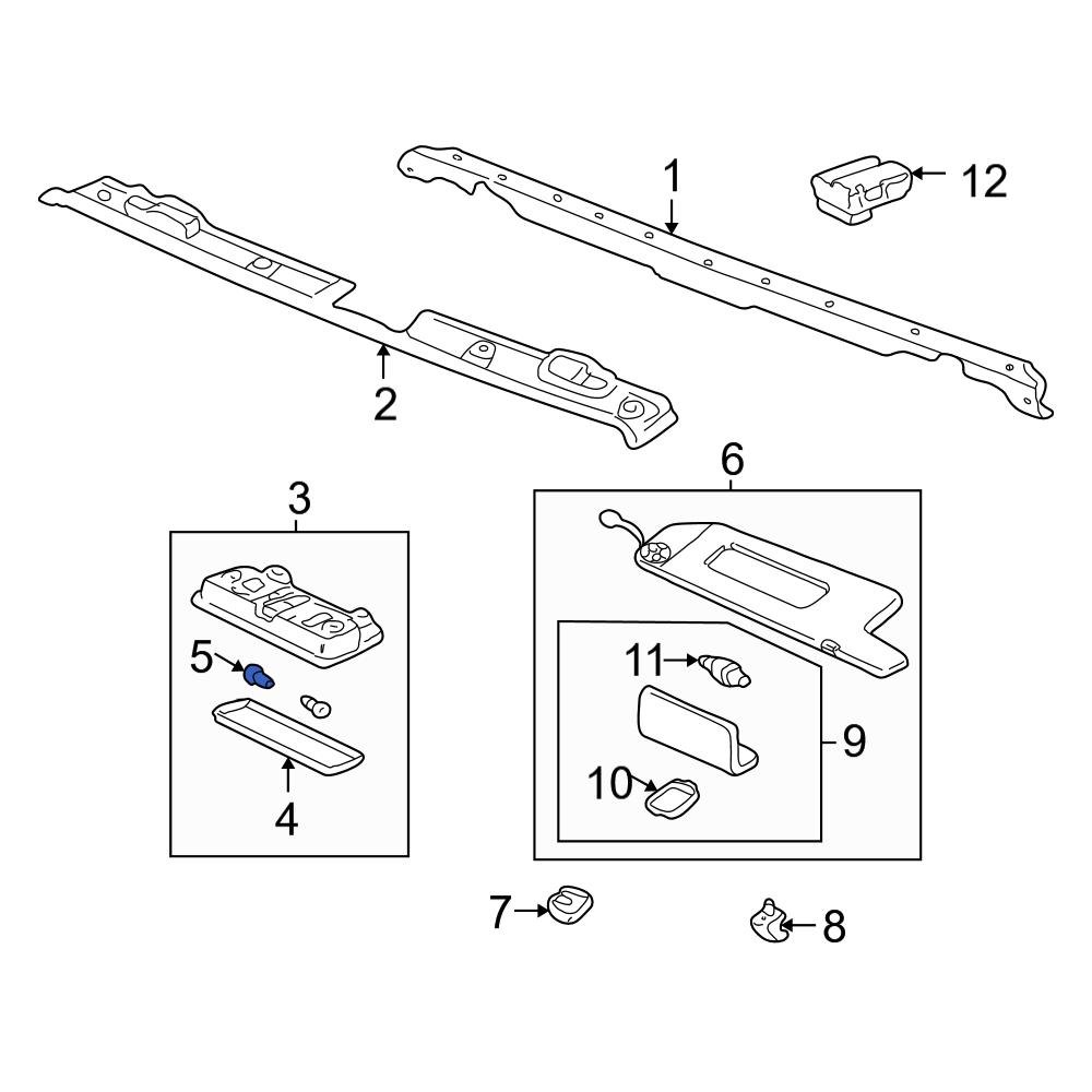 Toyota OE 9098112005 - Map Light Bulb