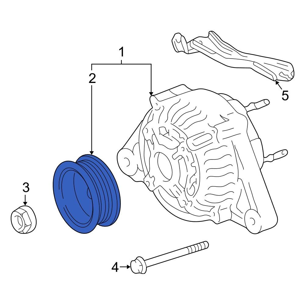 Toyota OE 2741150050 - Alternator Pulley