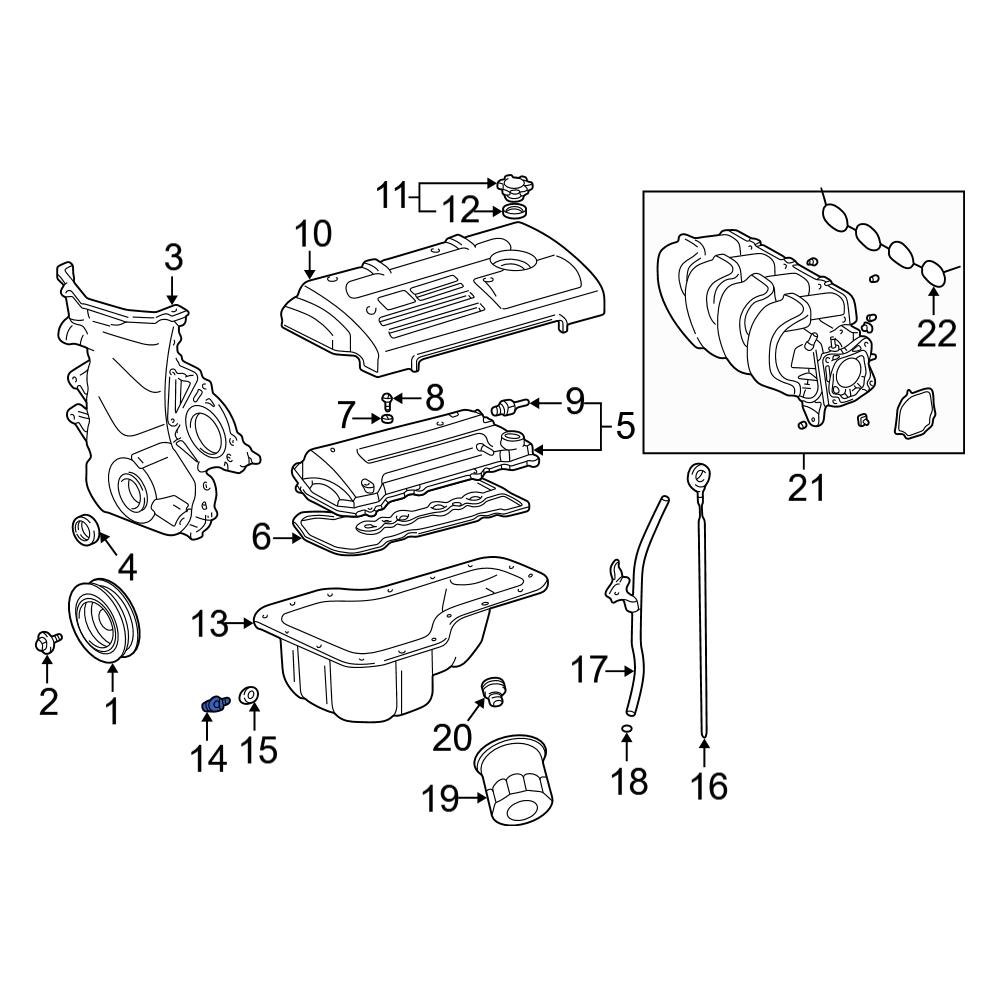 Toyota OE 9034112012 - Engine Oil Drain Plug
